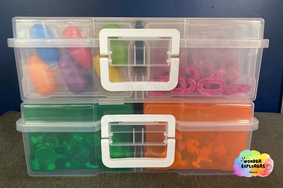 Simple Organization: Sensory Supplies – Wonder Explorers Sensory Co
